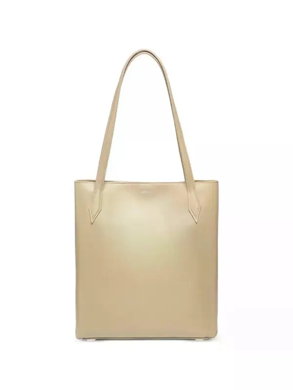 Vera Wang Medium Leather Tote Bag - Neutrals