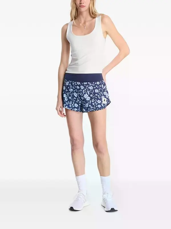 SAYSKY Flower Pace Floral-print Shorts - Blue