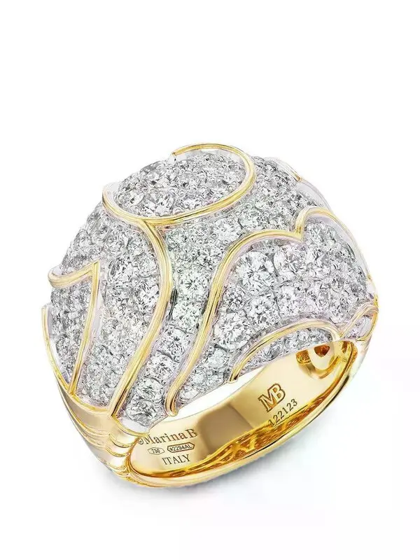 Marina B Onda Bombé Diamond Ring