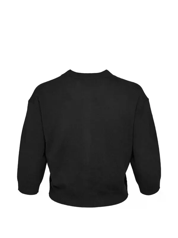 CLUB21 Cropped Fine-knit Cardigan