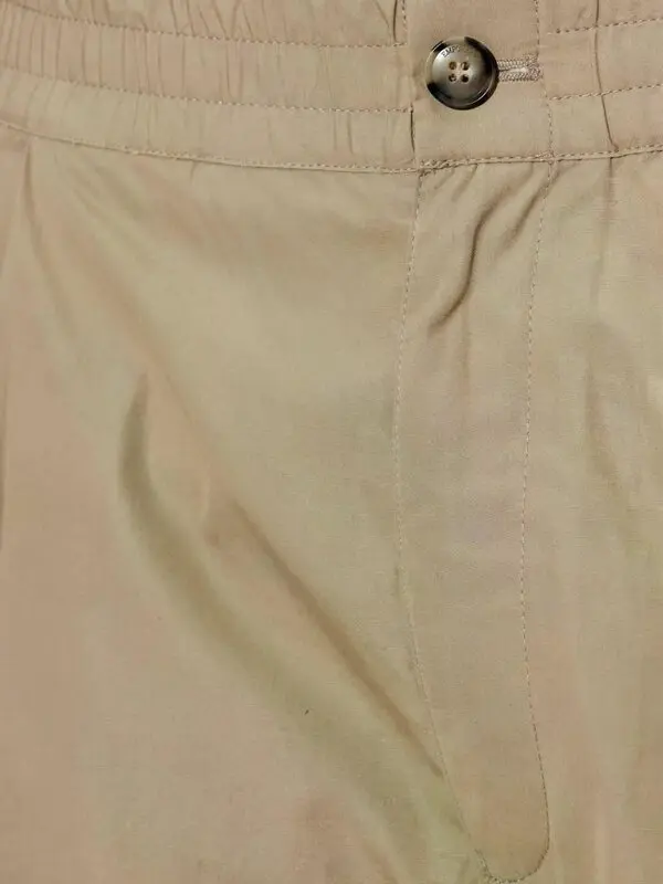 Emporio Armani Regular-fit Cotton Poplin Trousers