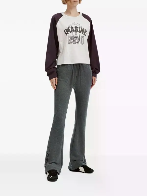 Izzue Raglan-sleeve Graphic-print T-shirt