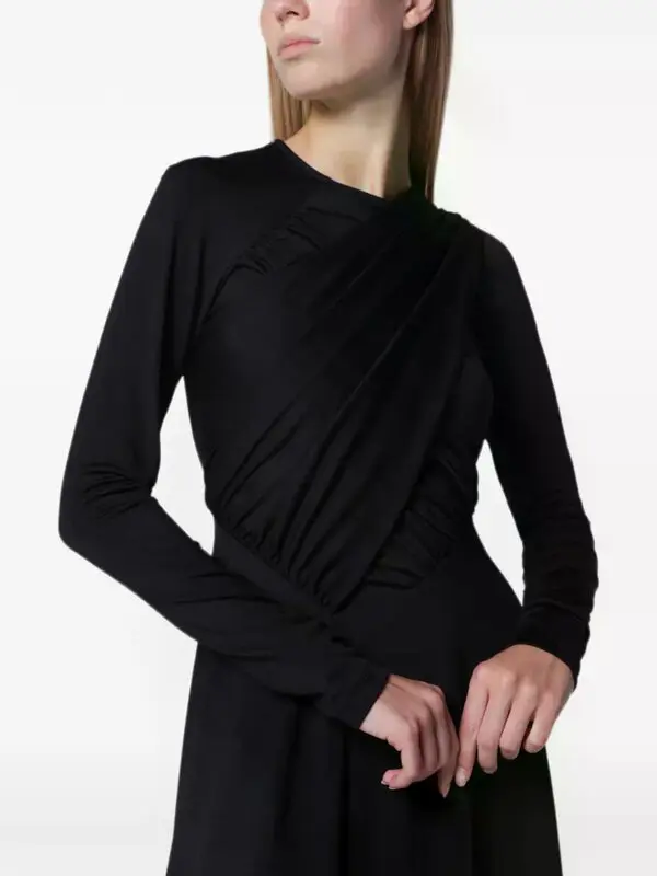 Victoria Beckham Ruched Asymmetric Dress