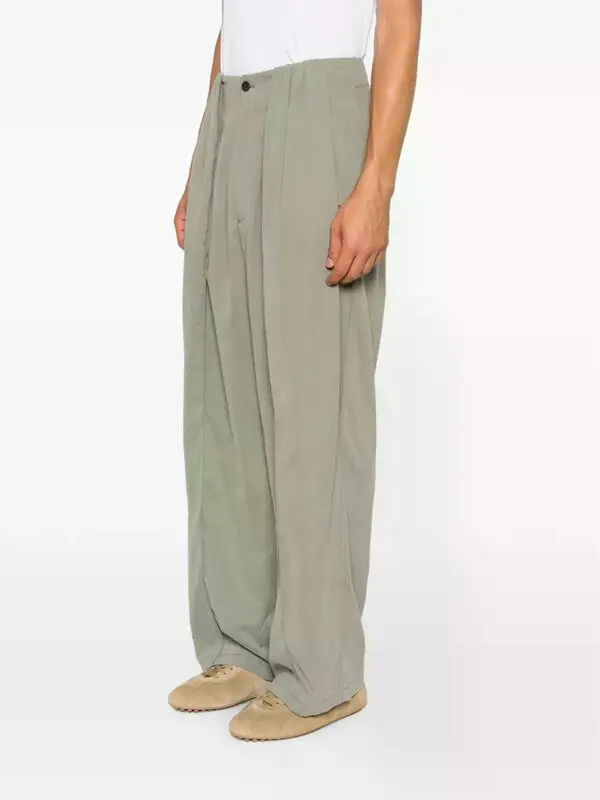 Giorgio Armani Pleated Wide-leg Trousers