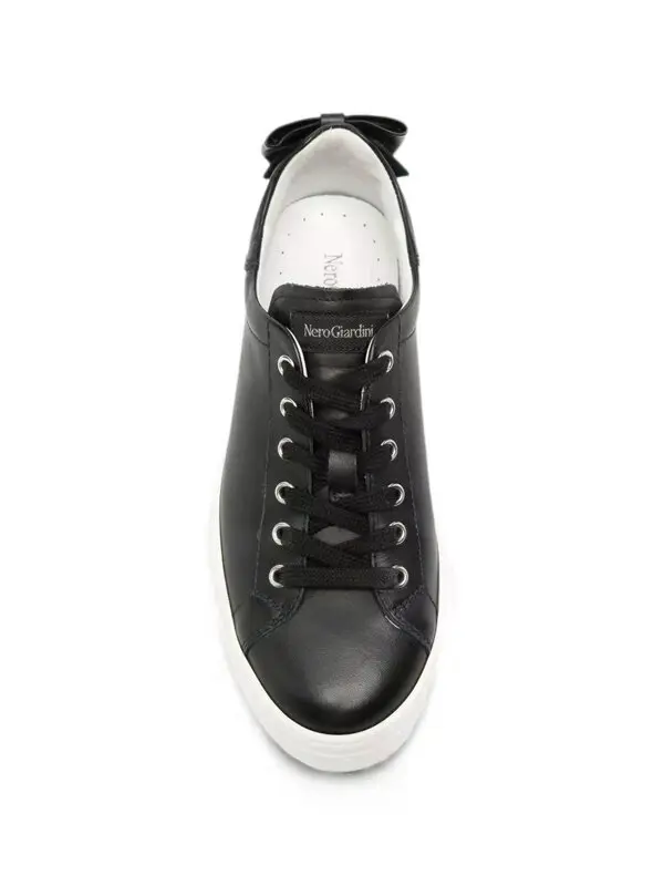 NEROGIARDINI Bow-detail Platform Sneakers
