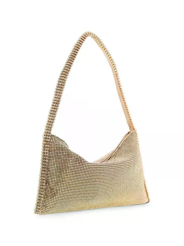 Benedetta Bruzziches Your Best Friend La Grande Rhinestone-embellished Shoulder Bag - Gold