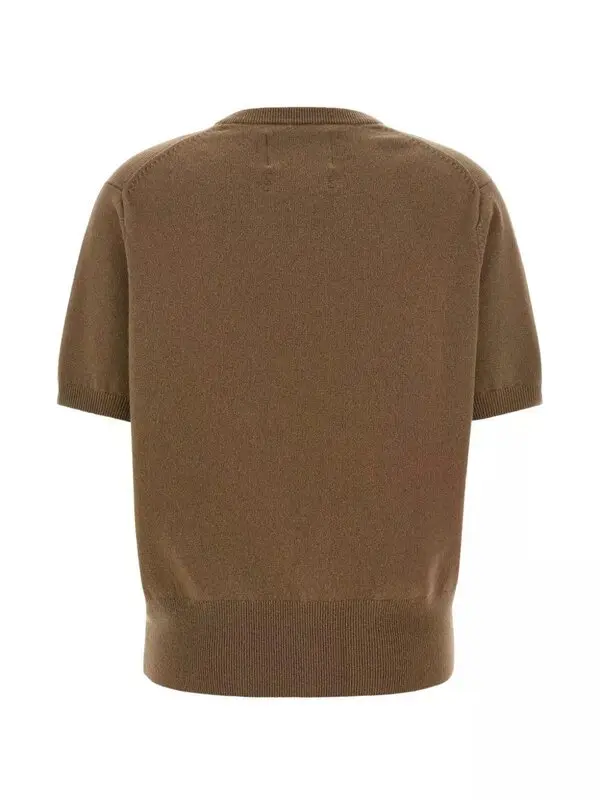 Extreme Cashmere N°490 Martina Short-sleeve Sweater - Brown