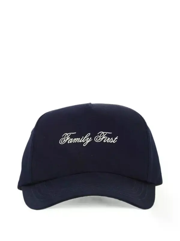 FAMILY FIRST Logo-embroidered Baseball Cap - Blue