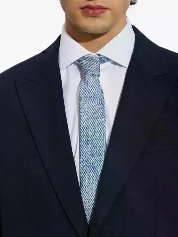 Moschino Smiley-print Silk Tie