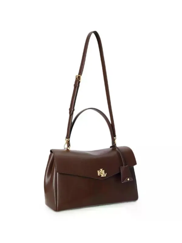 Ralph Lauren Logo-plaque Leather Tote Bag
