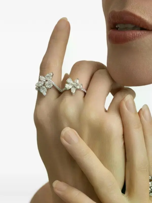 ZYDO Diamond Flower Ring