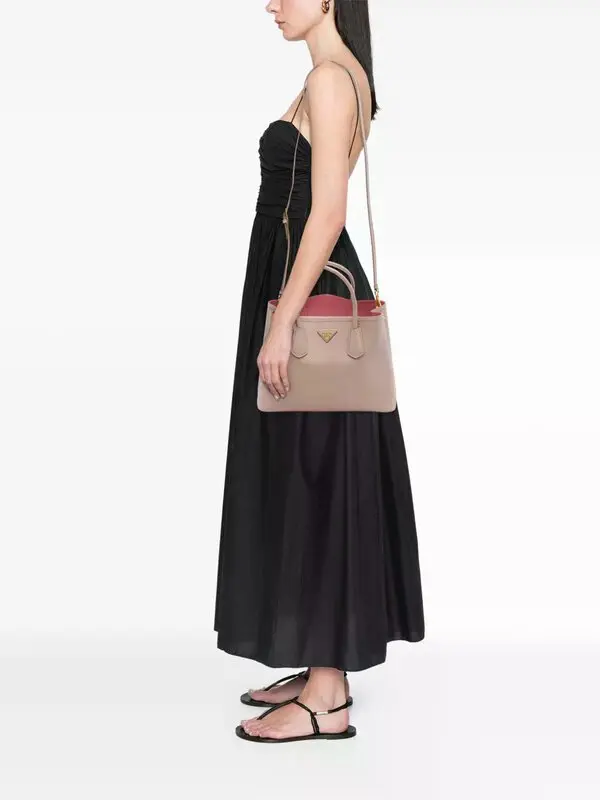 Prada 2010-2026 Medium Saffiano Cuir Double Satchel