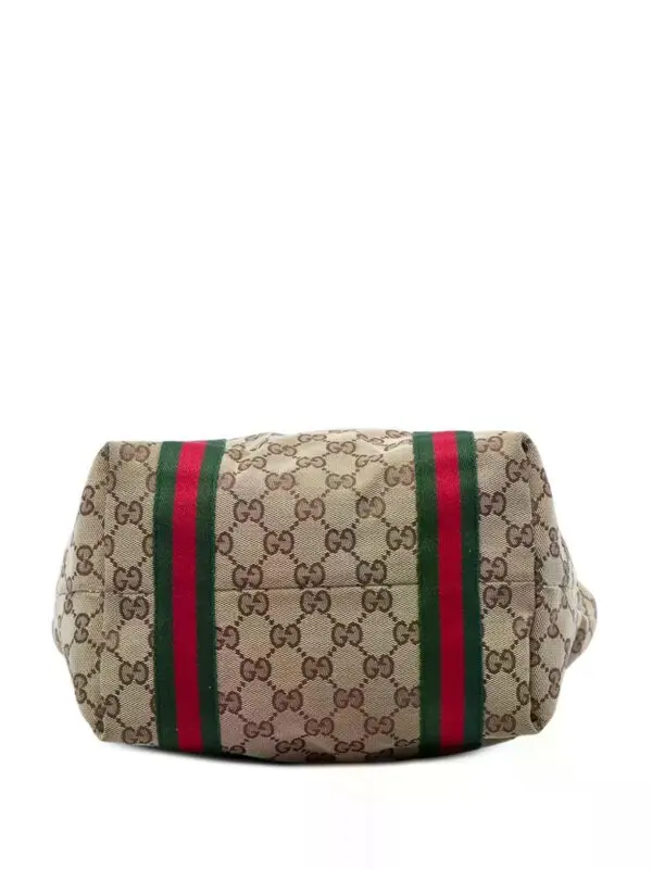 Gucci 2000-2015 Gg Canvas Web Jolicoeur Tote Bag