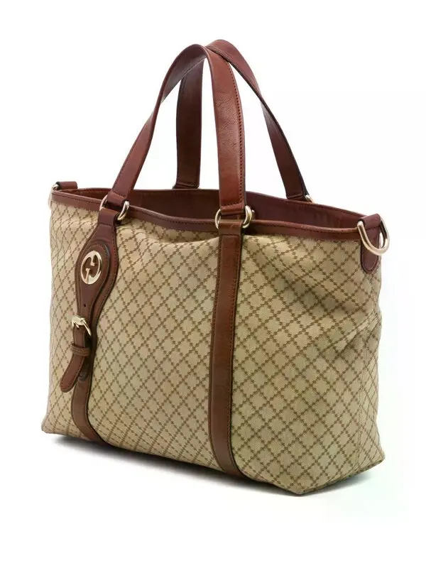 Gucci 2016-2026 Diamante Canvas 1973 Satchel