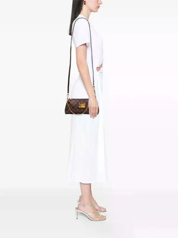LOUIS VUITTON 2011 Damier Ebene Eva Satchel