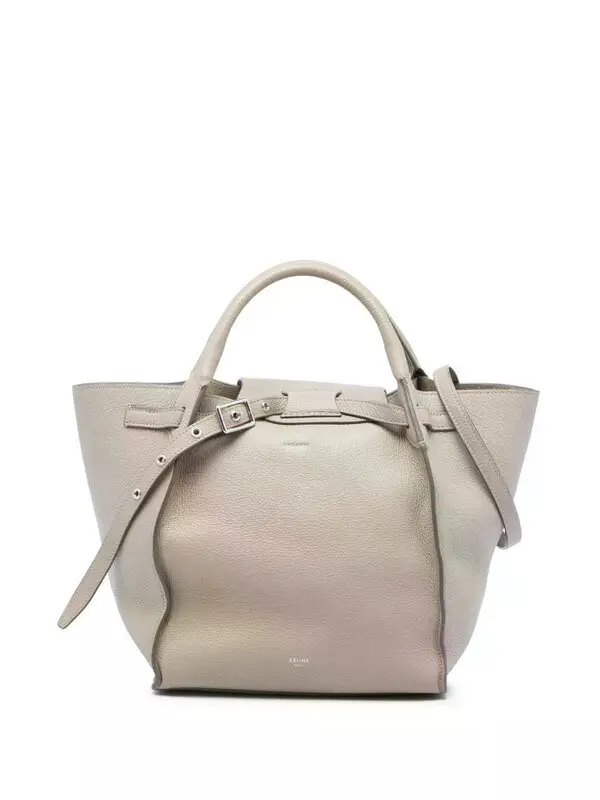 Celine 2012-2018 Small Supple Grained Calfskin Big Bag Satchel - Brown
