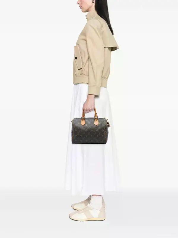 LOUIS VUITTON 2004 Monogram Speedy 25 Boston Bag - Brown