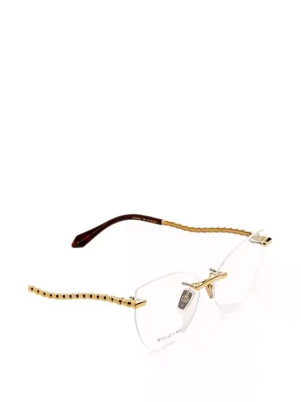 BVLGARI Serpenti Rimless Glasses