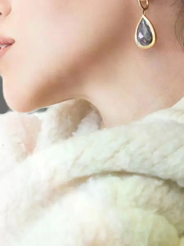 WITH LOVE Diamond Drop Earrings