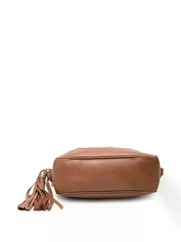 Gucci Calfskin Soho Disco Crossbody Bag - Brown