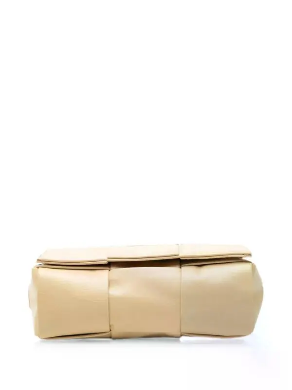 Bottega Veneta 2012-2026 Candy Nappa Intrecciato Cassette Crossbody Bag - Brown