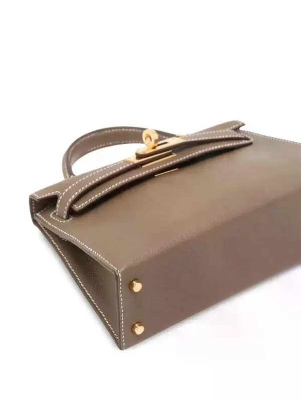 Hermès Mini Kelly Sellier Ii 20 Satchel - Brown