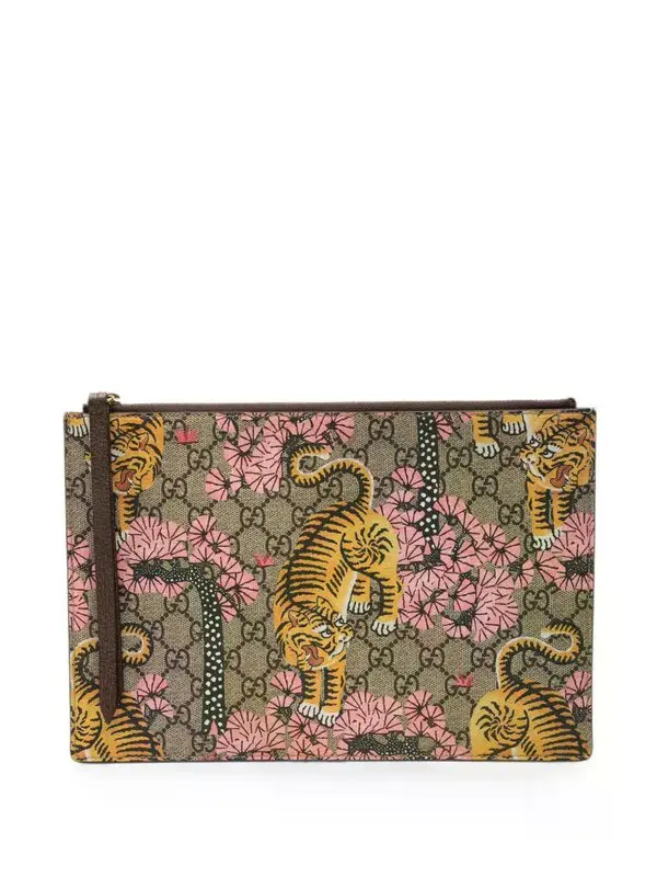 Gucci 2000-2015 Gg Supreme Bengal Clutch Bag