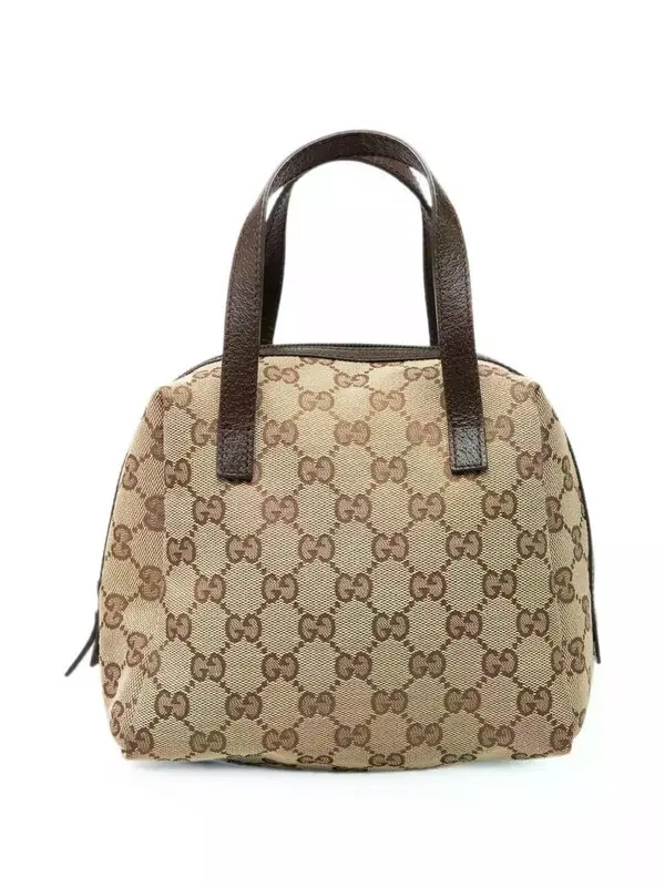 Gucci 2000-2015 Mini Gg Canvas Balthus Tofu Bag Handbag - Neutrals