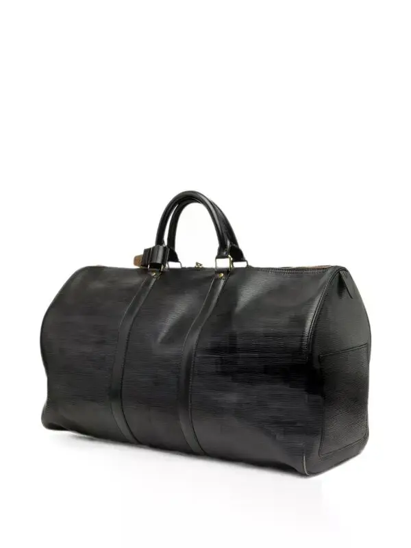 LOUIS VUITTON 1996 Epi Keepall 50 Travel Bag - Black