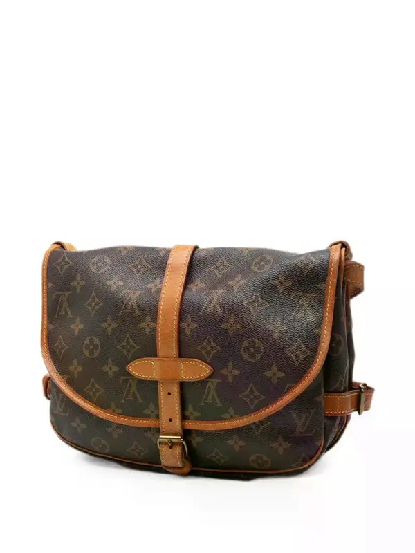 LOUIS VUITTON 1991 Monogram Saumur 25 Crossbody Bag