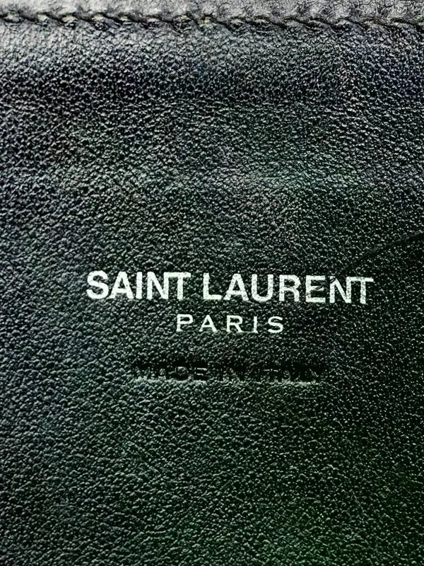 Saint Laurent Nano Sac De Jour Crocodile-effect Tote Bag - Black