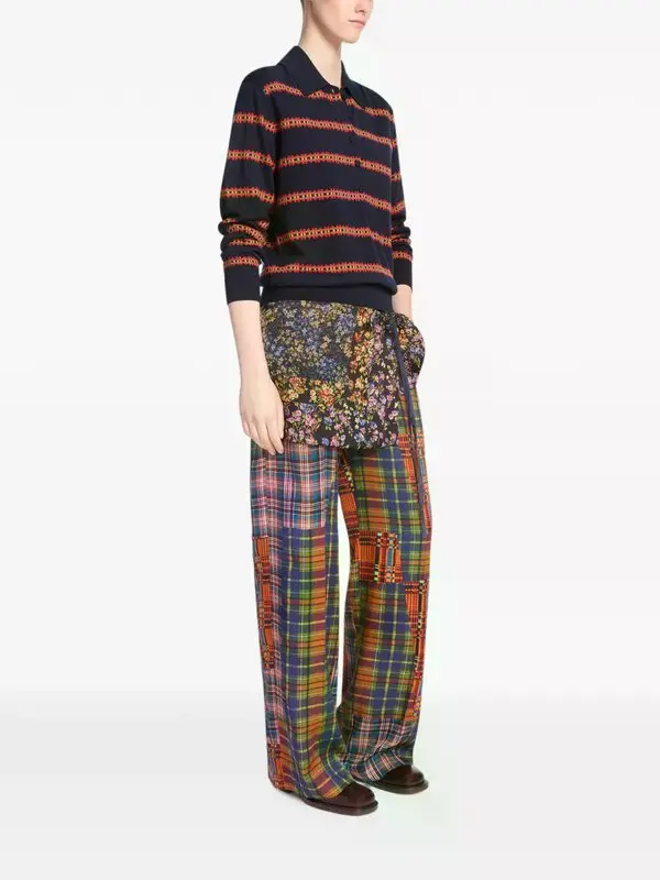 Dries Van Noten Printed Wrap Skirt