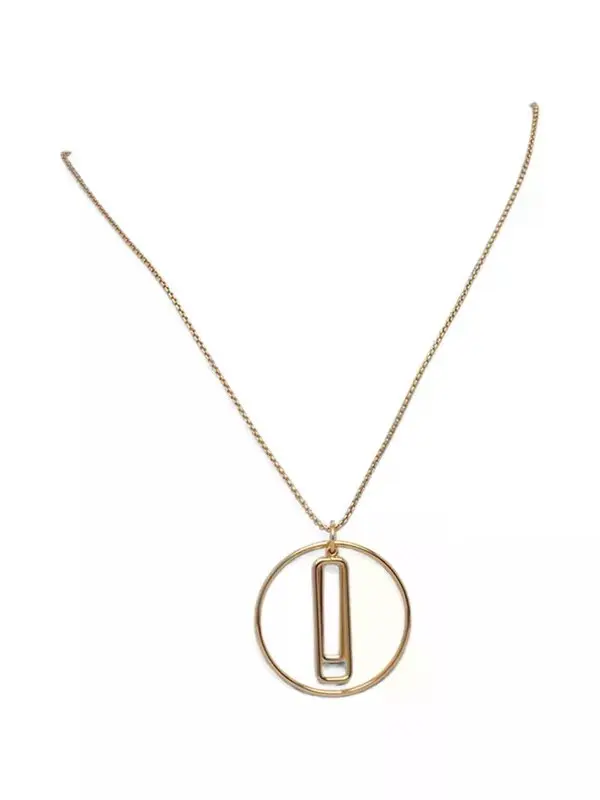 Dkny Crystal-embellished Geometric Pendant Necklace
