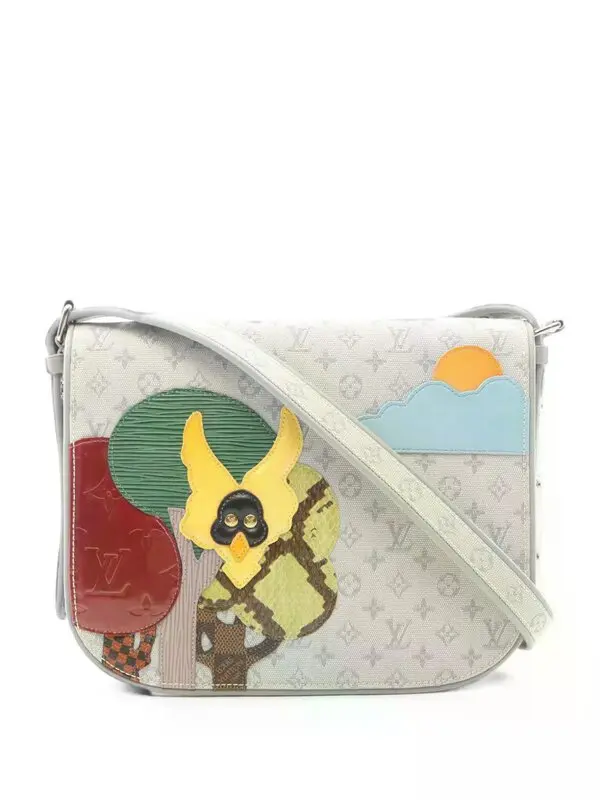 LOUIS VUITTON 2002 Limited Edition Monogram Patchwork Conte De Fees Musette Bag Crossbody Bag