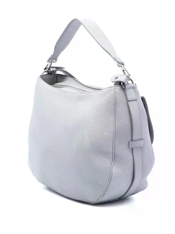 Dior 2021 Grained Calfskin Saddle Soft Bag Satchel - Grey