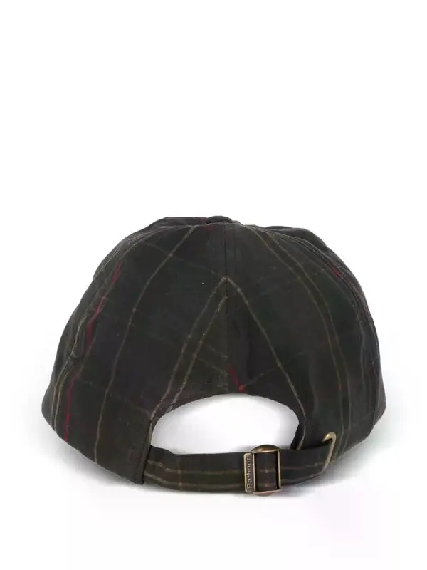 Barbour Haydon Tartan Waxed Cotton Baseball Cap