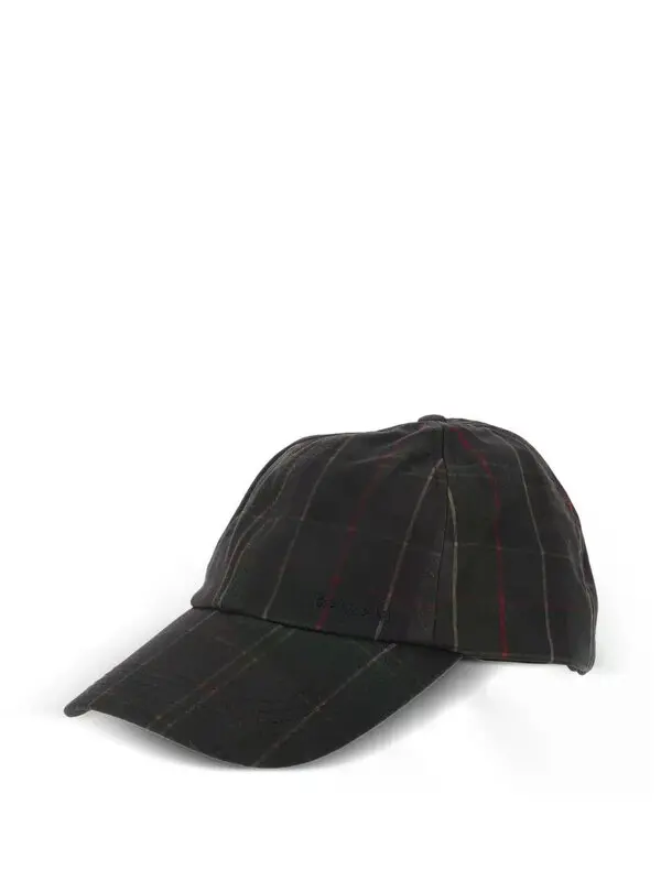 Barbour Haydon Tartan Waxed Cotton Baseball Cap