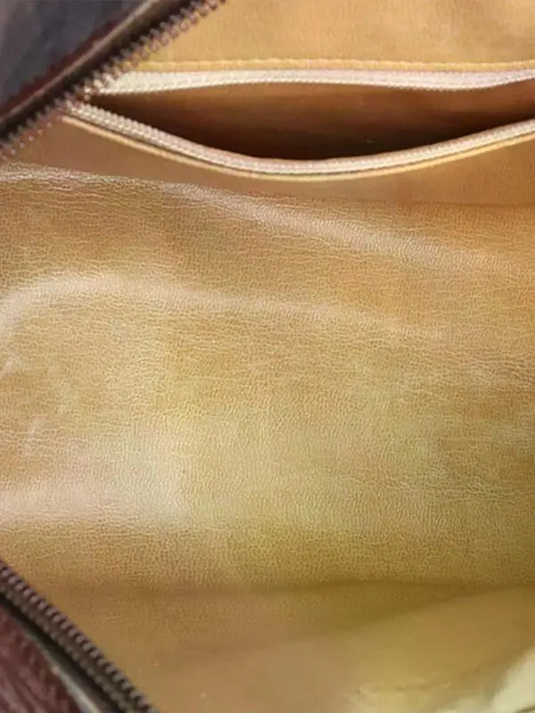 Celine 2000-2026 Macadam Coated Canvas Crossbody Bag - Neutrals