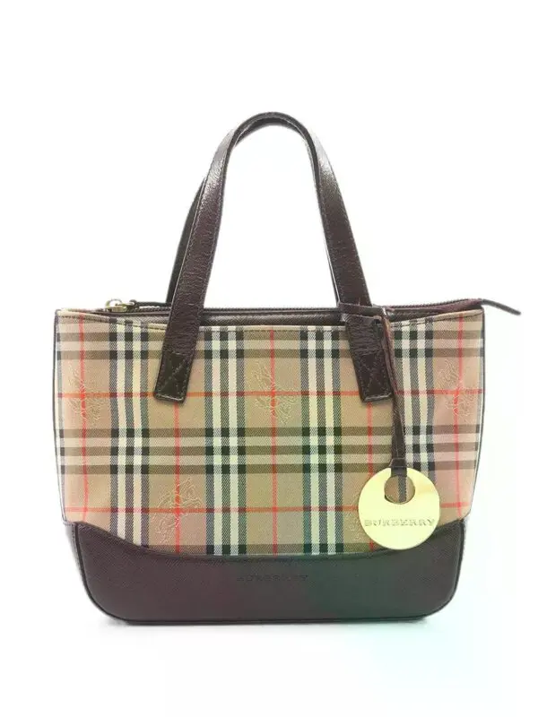 Burberry 2000-2017 Haymarket Check Canvas Handbag