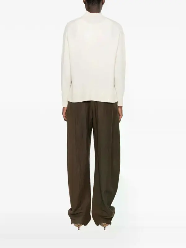 JOSEPH V-neck Side-slit Sweater