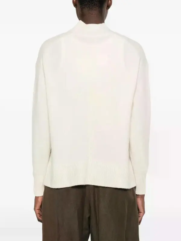 JOSEPH V-neck Side-slit Sweater