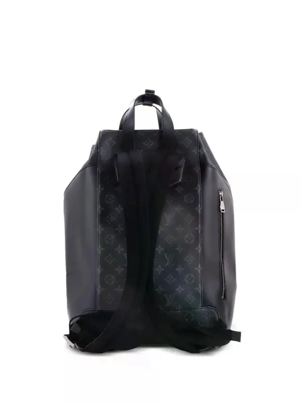 LOUIS VUITTON Explorer Flash Fragment Monogram Eclipse Canvas Backpack - Black