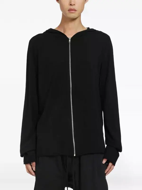 THOM KROM Distressed Knit Cardigan