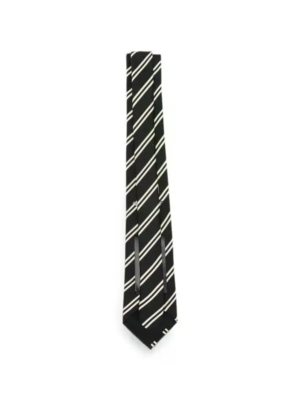 Saint Laurent Diagonal-stripe Tie