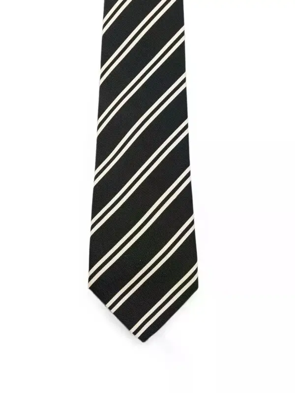 Saint Laurent Diagonal-stripe Tie