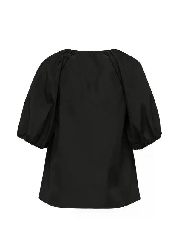CLUB21 Ruched Puff-sleeve Top