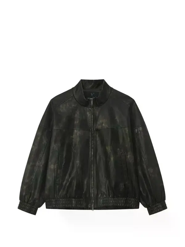 FIVE CM Faded-effect Zip-up Jacket