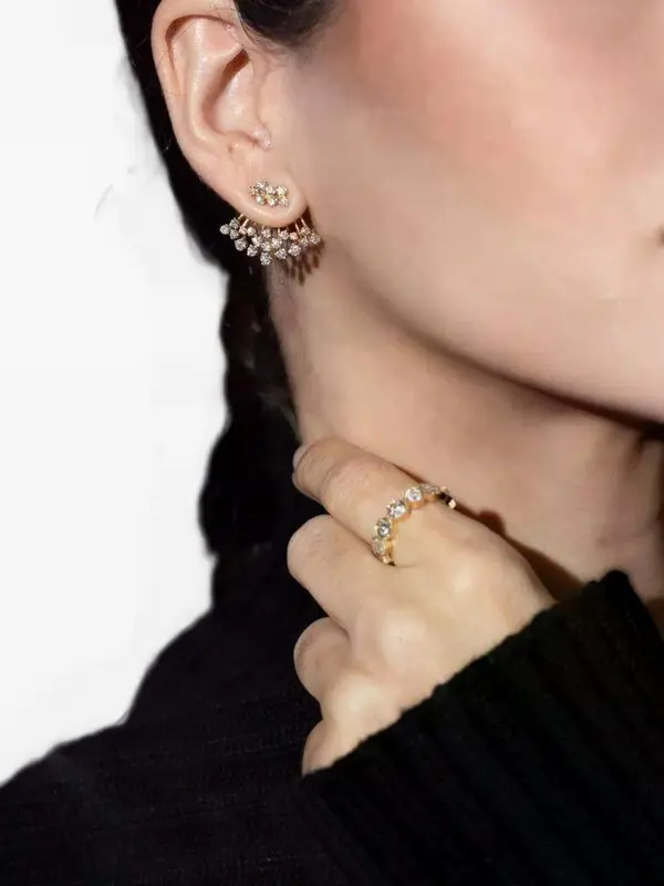 GRAZIELA Açaí Diamond Earrings - Gold