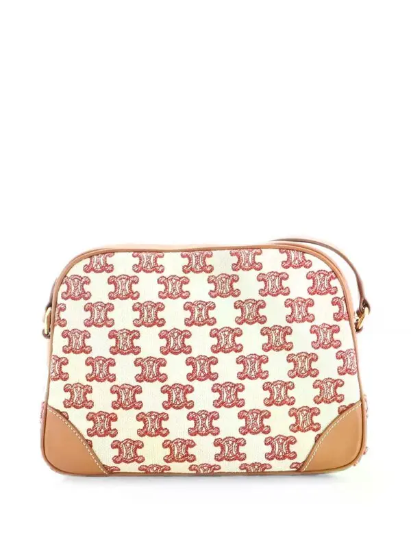 Celine Camera Bag Triomphe Canvas Crossbody Bag - Brown
