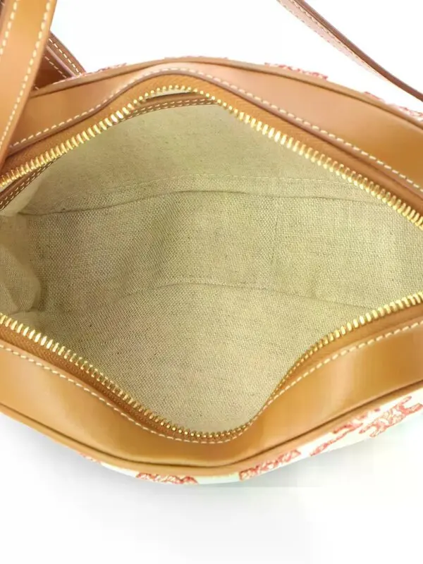 Celine Camera Bag Triomphe Canvas Crossbody Bag - Brown